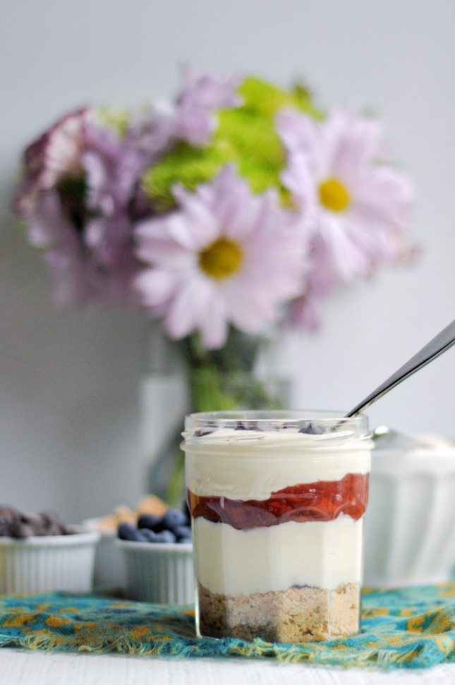 DIY Cheesecake Parfait Bar for a Rockin' #GalentinesDayParty